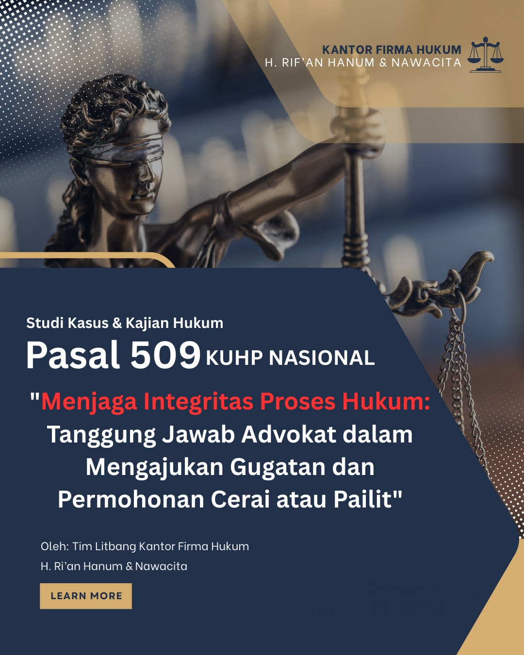 Menjaga Integritas Proses Hukum: Tanggung Jawab Advokat dalam ...